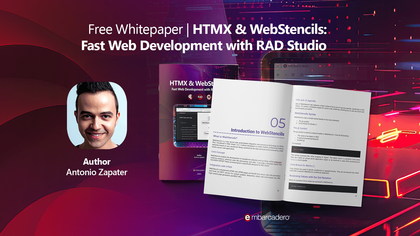 HTMX & WebStencils - Fast Web Development with RAD Studio
